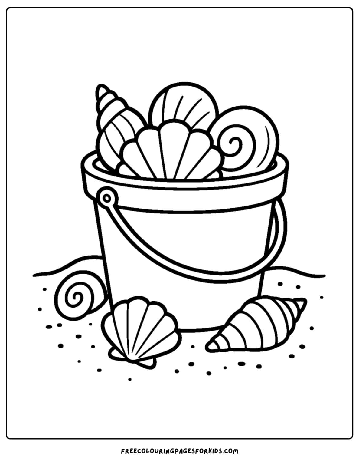 Shell Coloring Pages