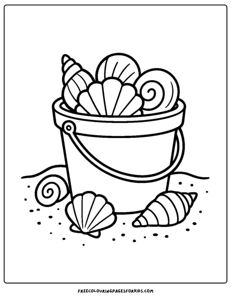 Shell Coloring Pages