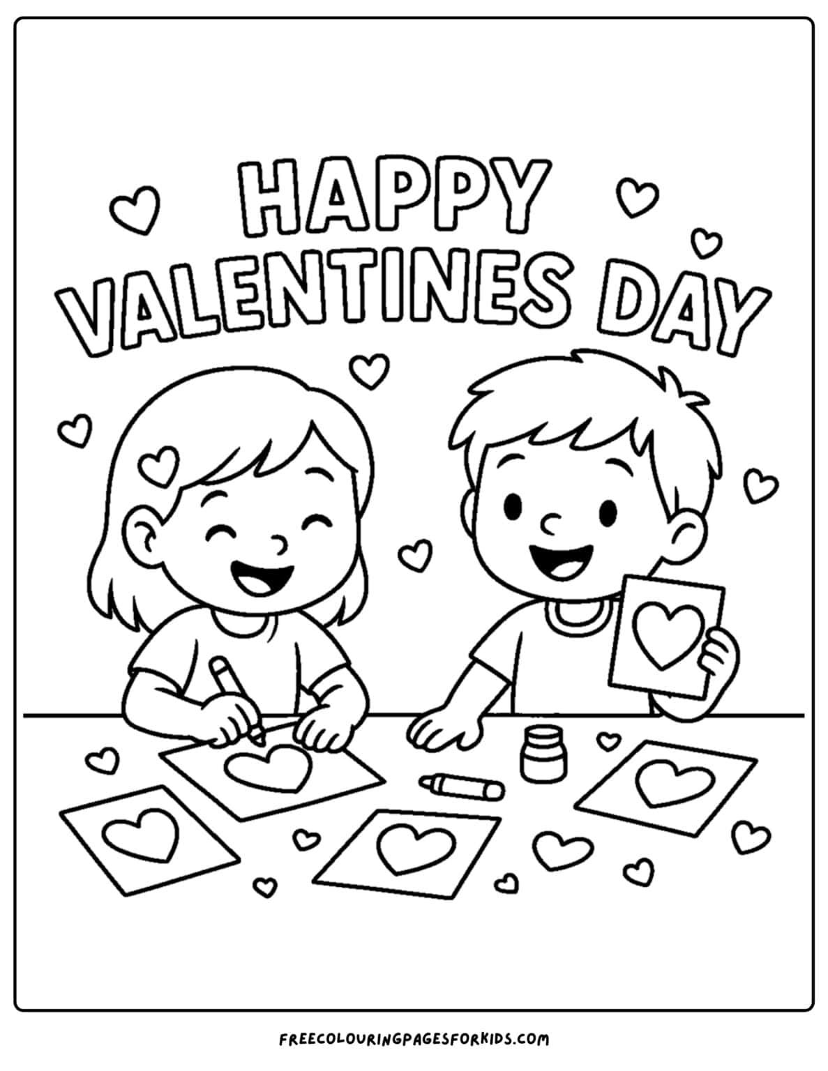 Valentines Day Coloring Pages
