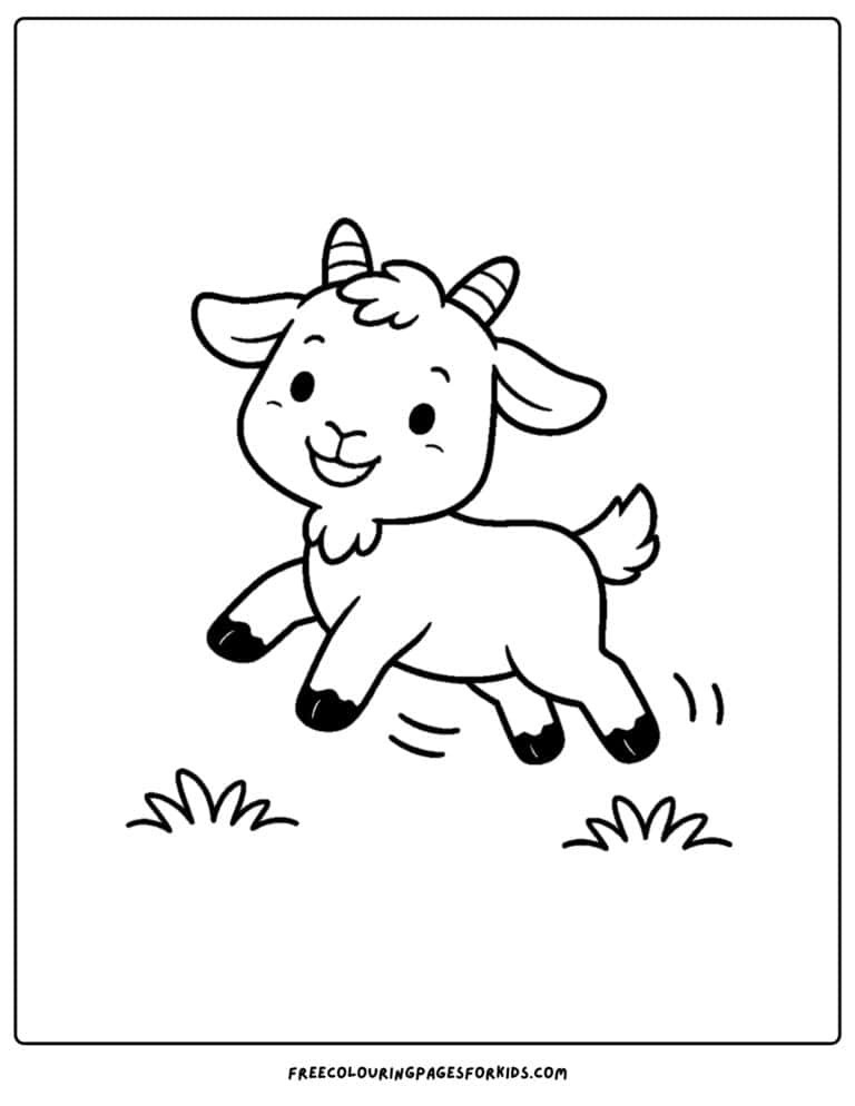 Goat Coloring Pages
