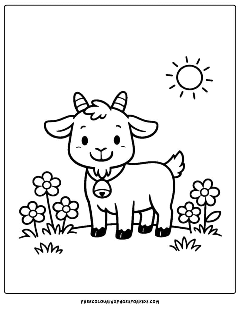Goat Coloring Pages