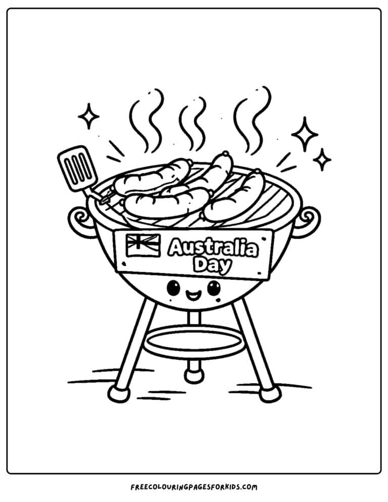 Australia Day Coloring Pages