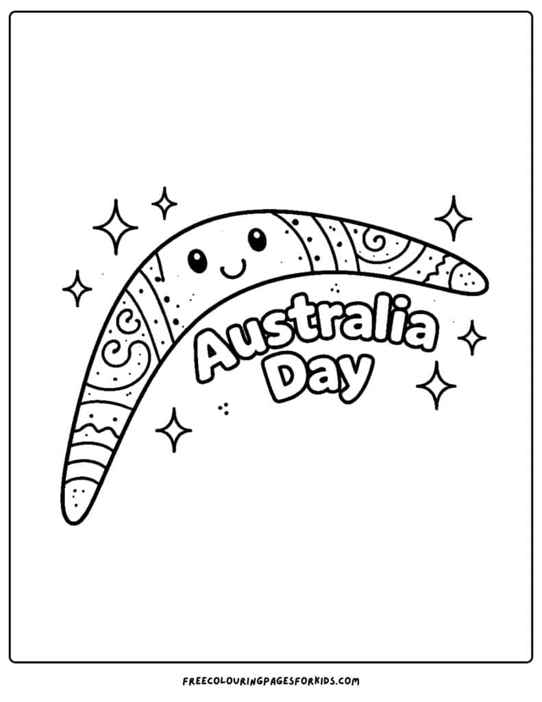 Australia Day Coloring Pages