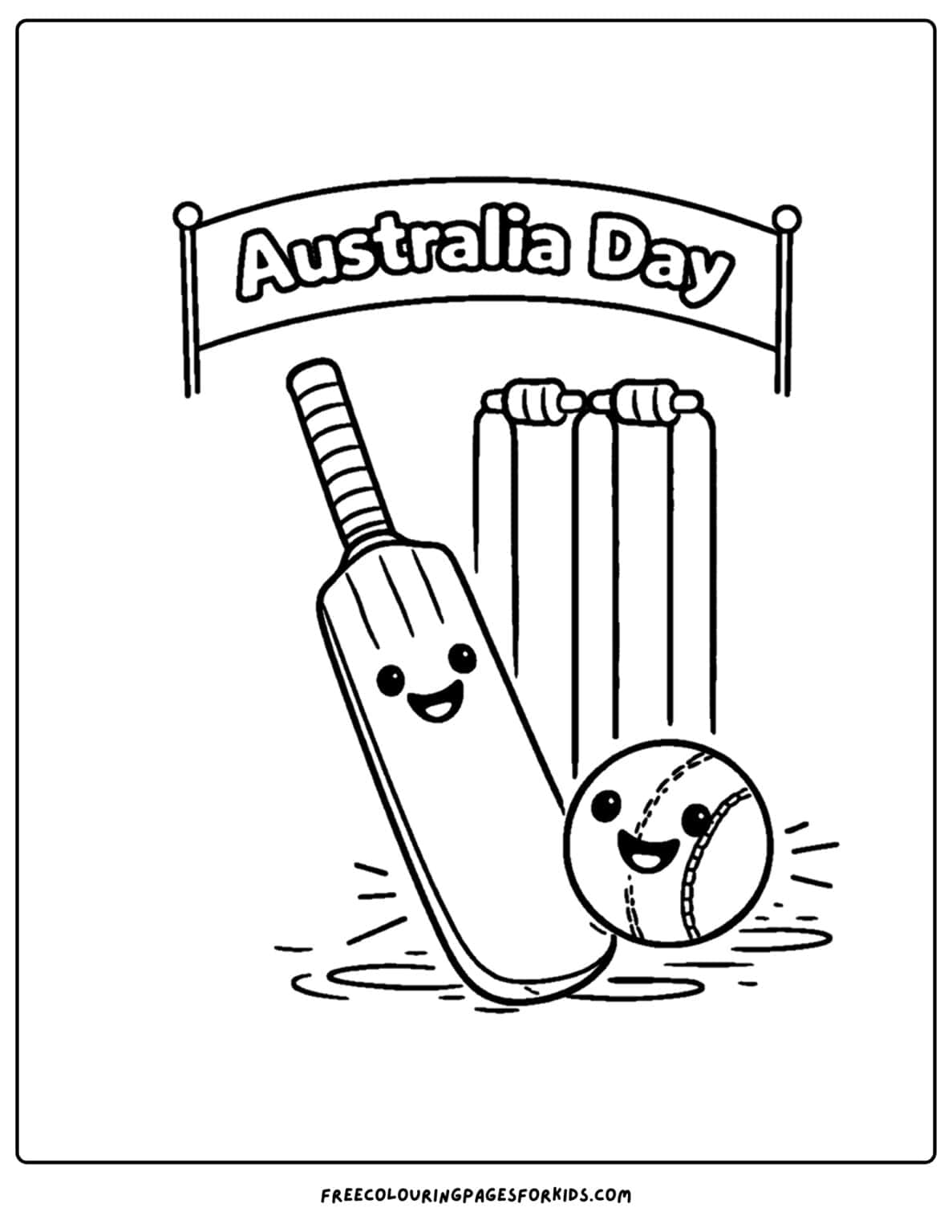 Australia Day Coloring Pages