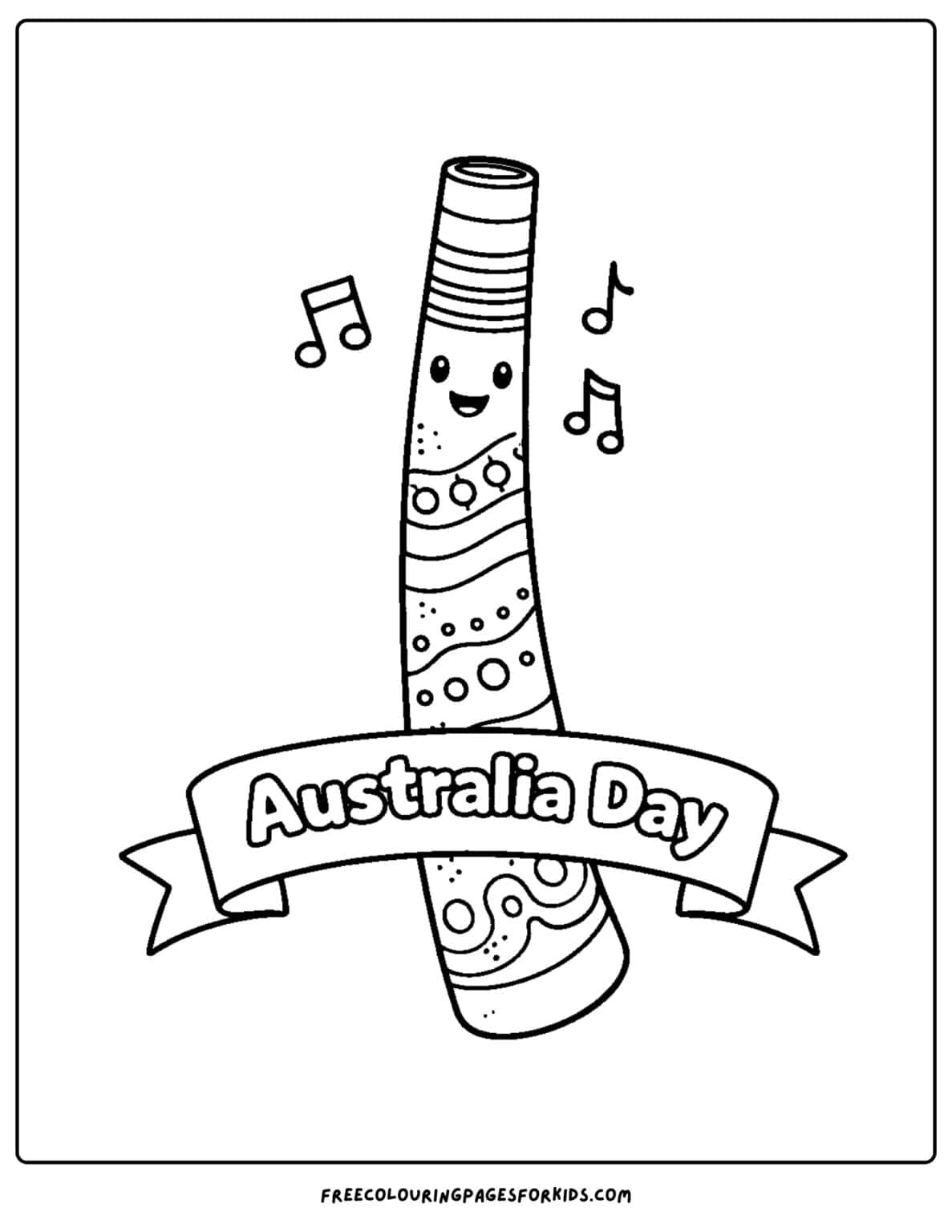 Australia Day Coloring Pages