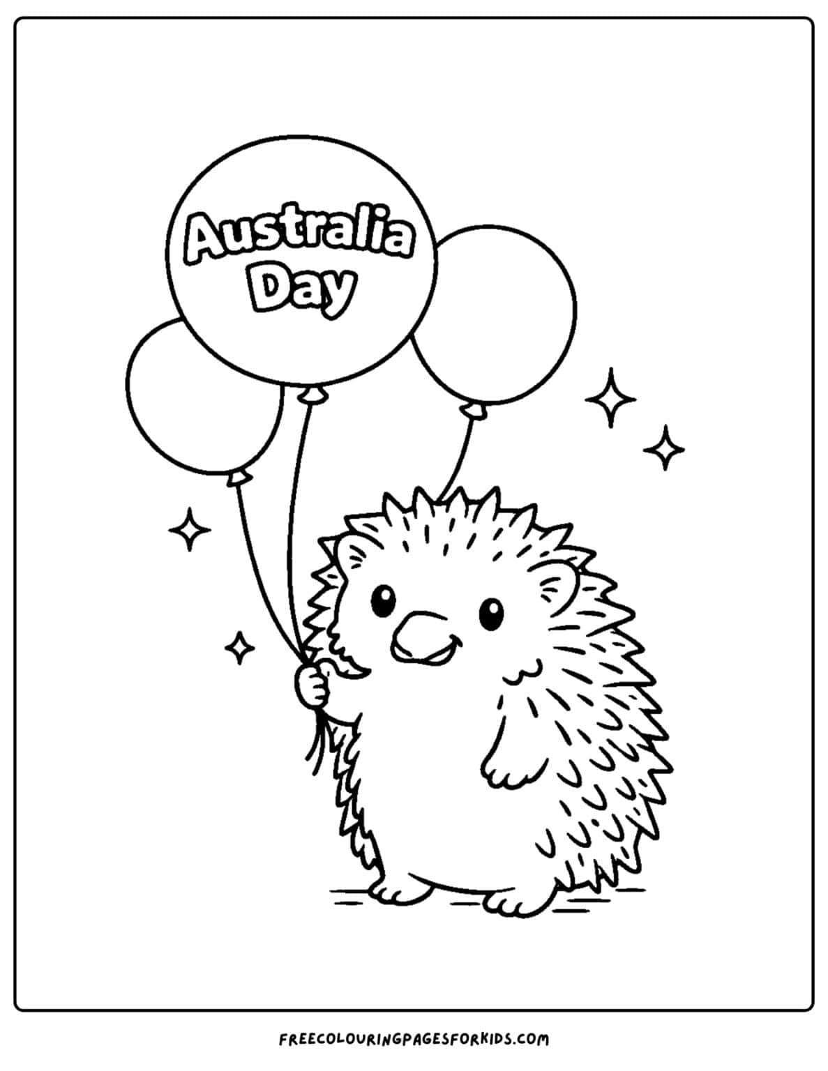 Australia Day Coloring Pages