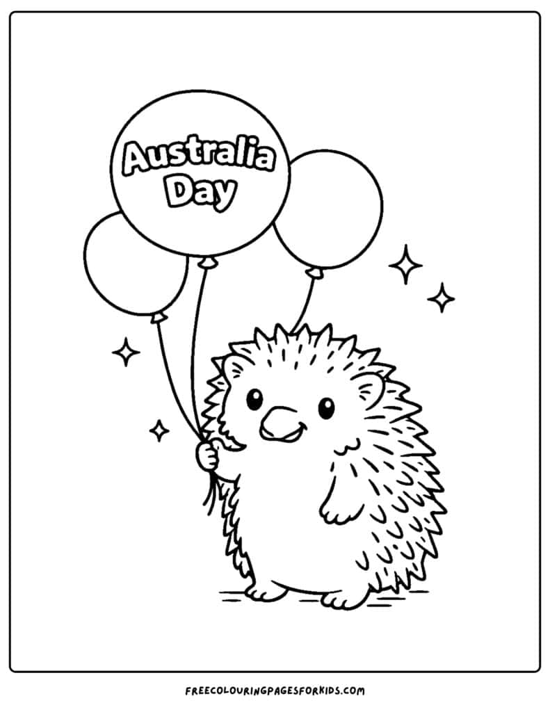 Australia Day Coloring Pages