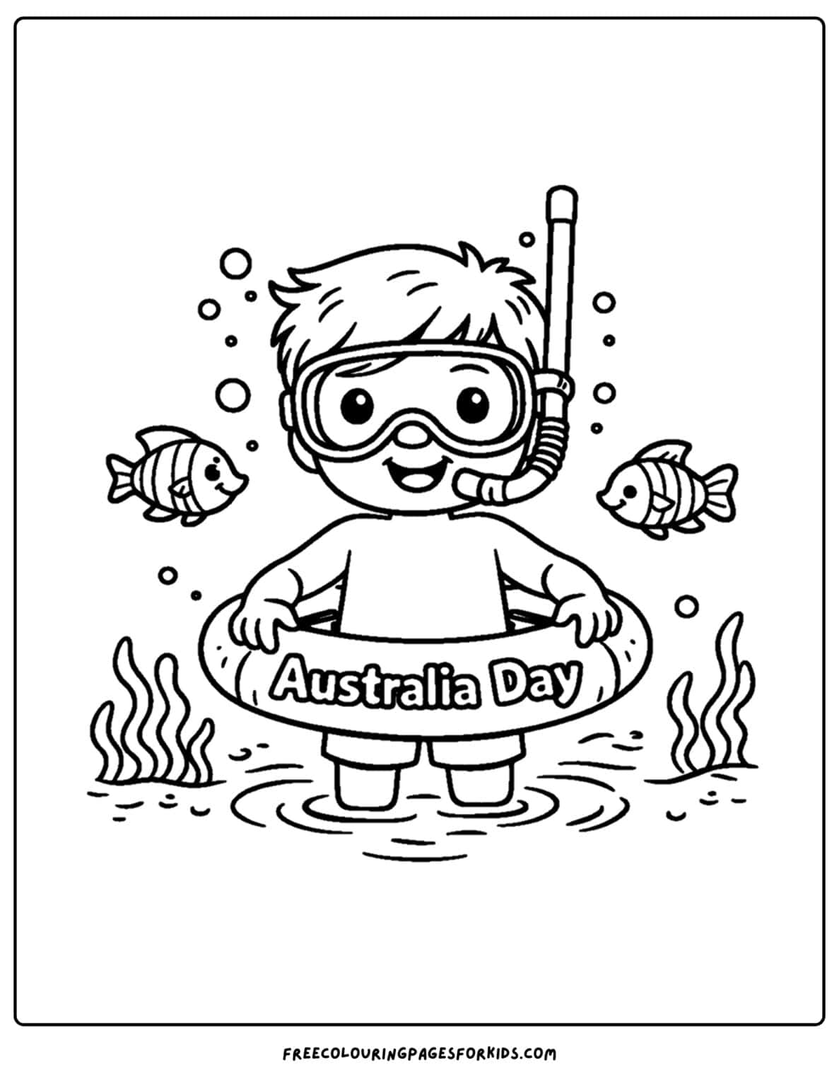 Australia Day Coloring Pages