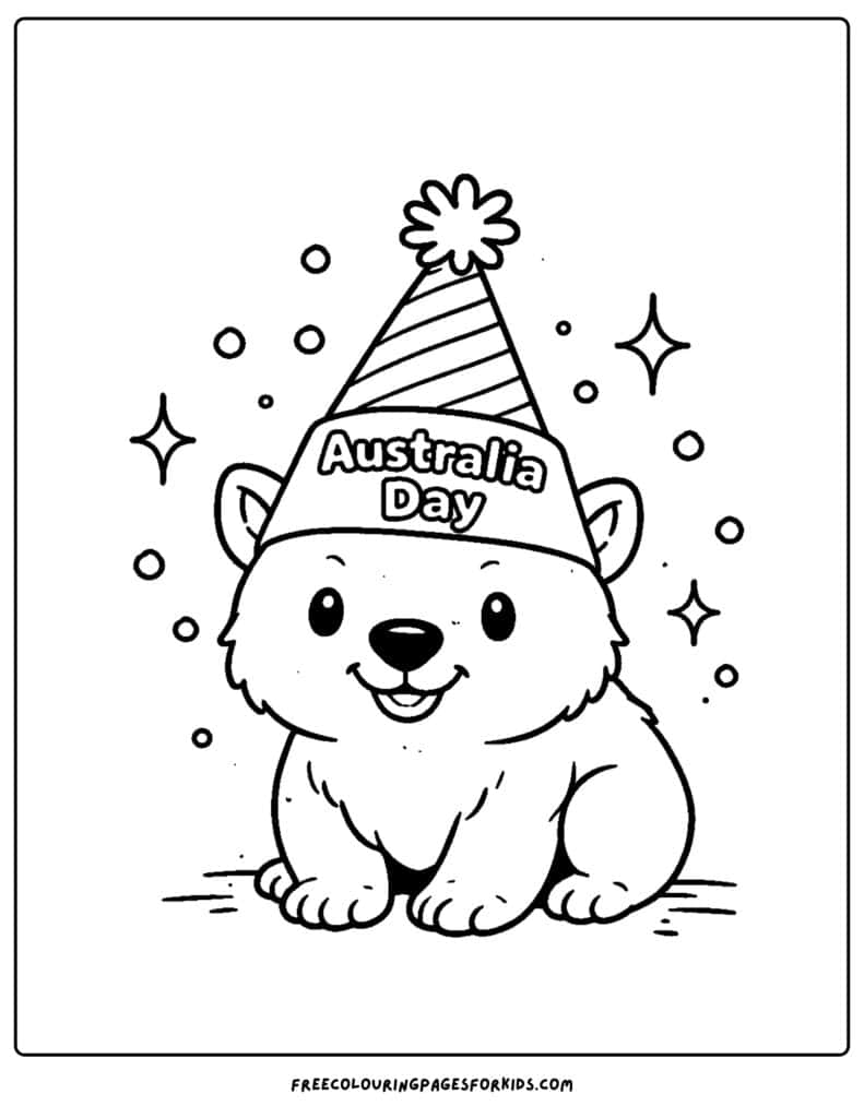 Australia Day Coloring Pages
