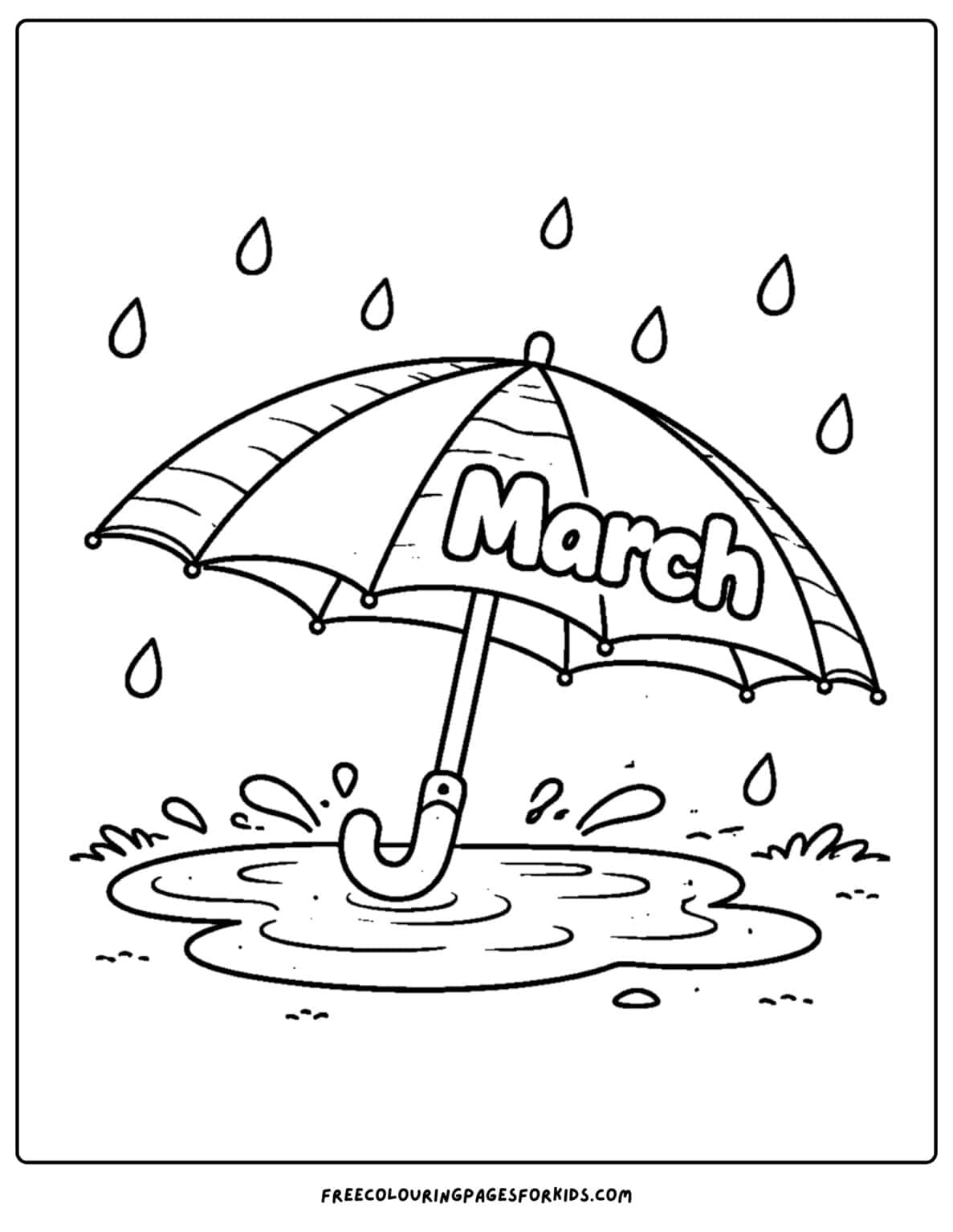 March Coloring Pages