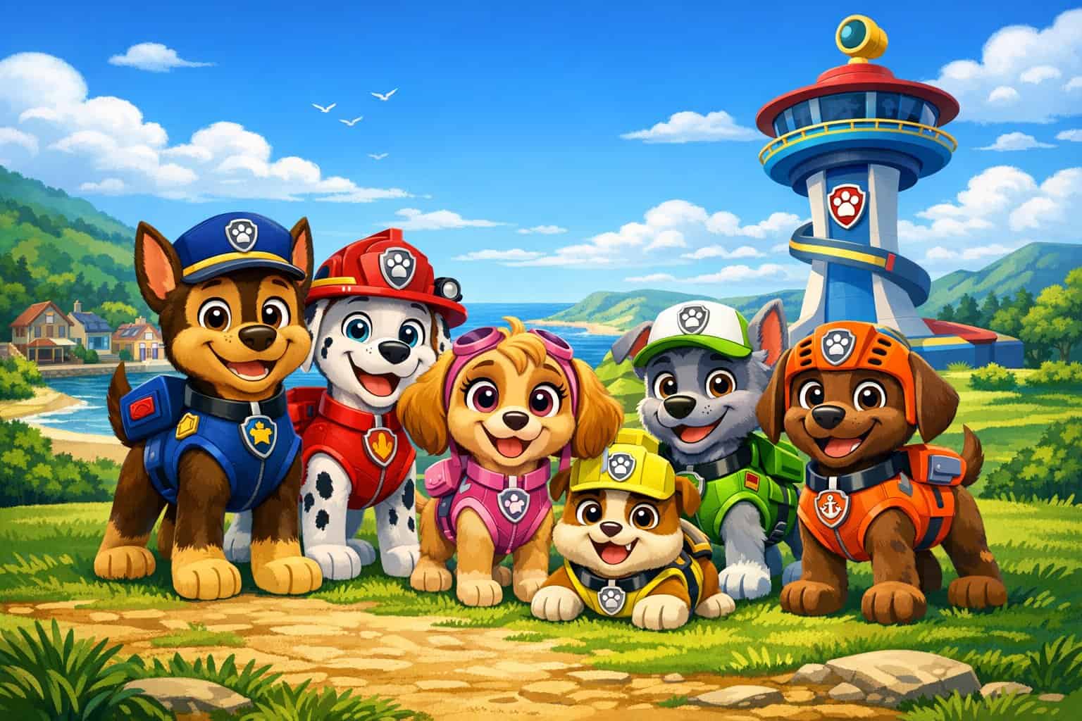 Paw Patrol Coloring Pages