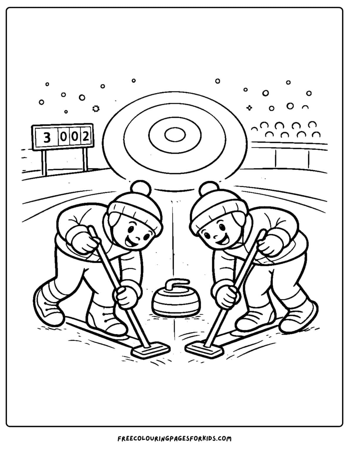 Winter Olympics Coloring Pages - Coloring Feel