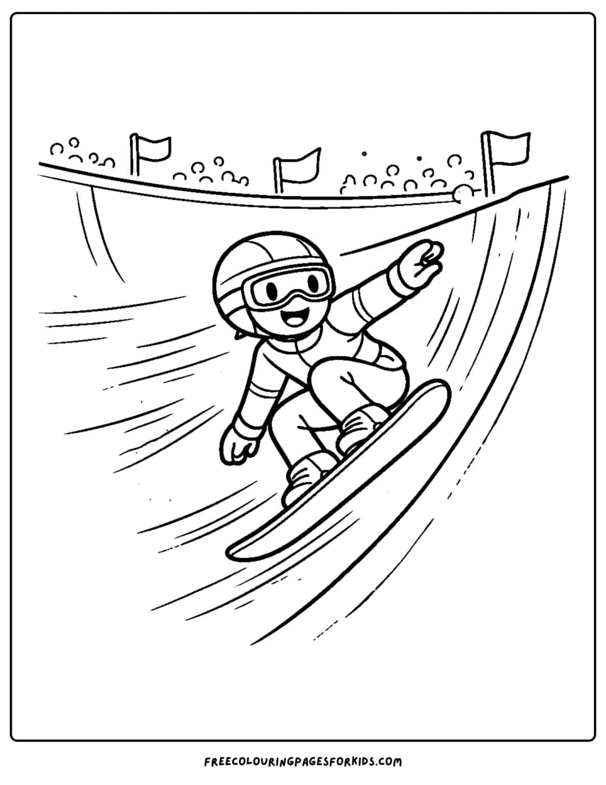 Winter Olympics Coloring Pages - Coloring Feel