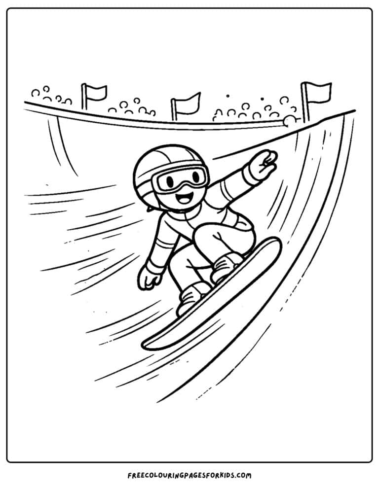 Winter Olympics Coloring Pages
