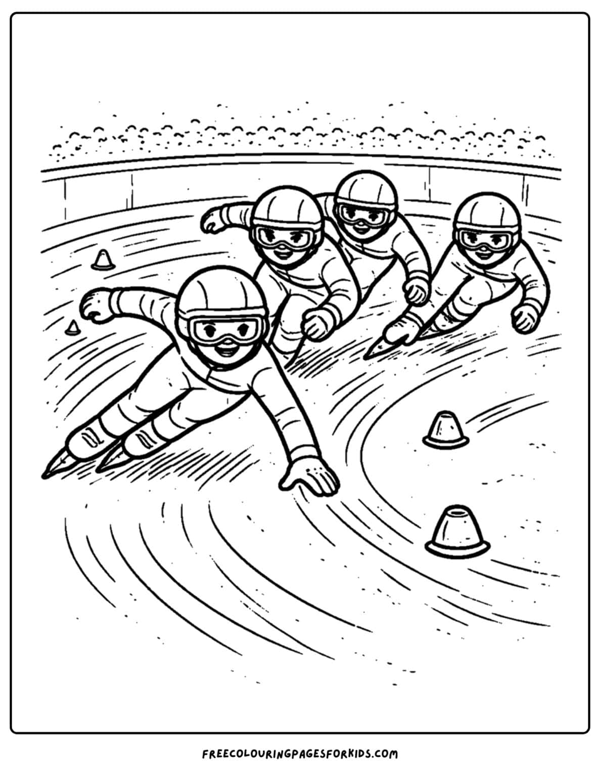 Winter Olympics Coloring Pages - Coloring Feel