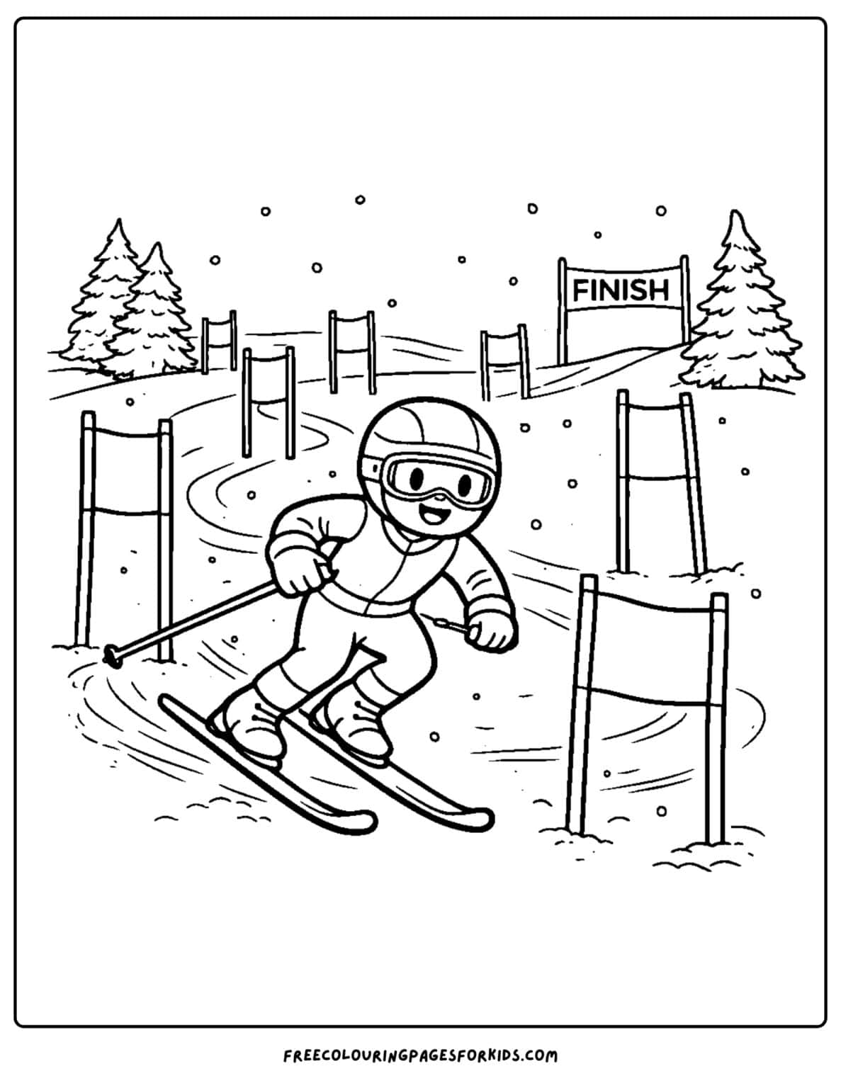 Winter Olympics Coloring Pages