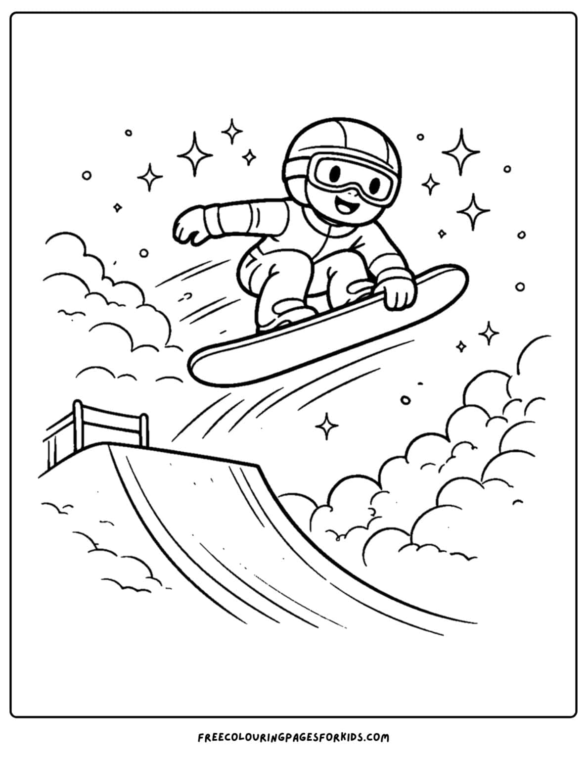 Winter Olympics Coloring Pages