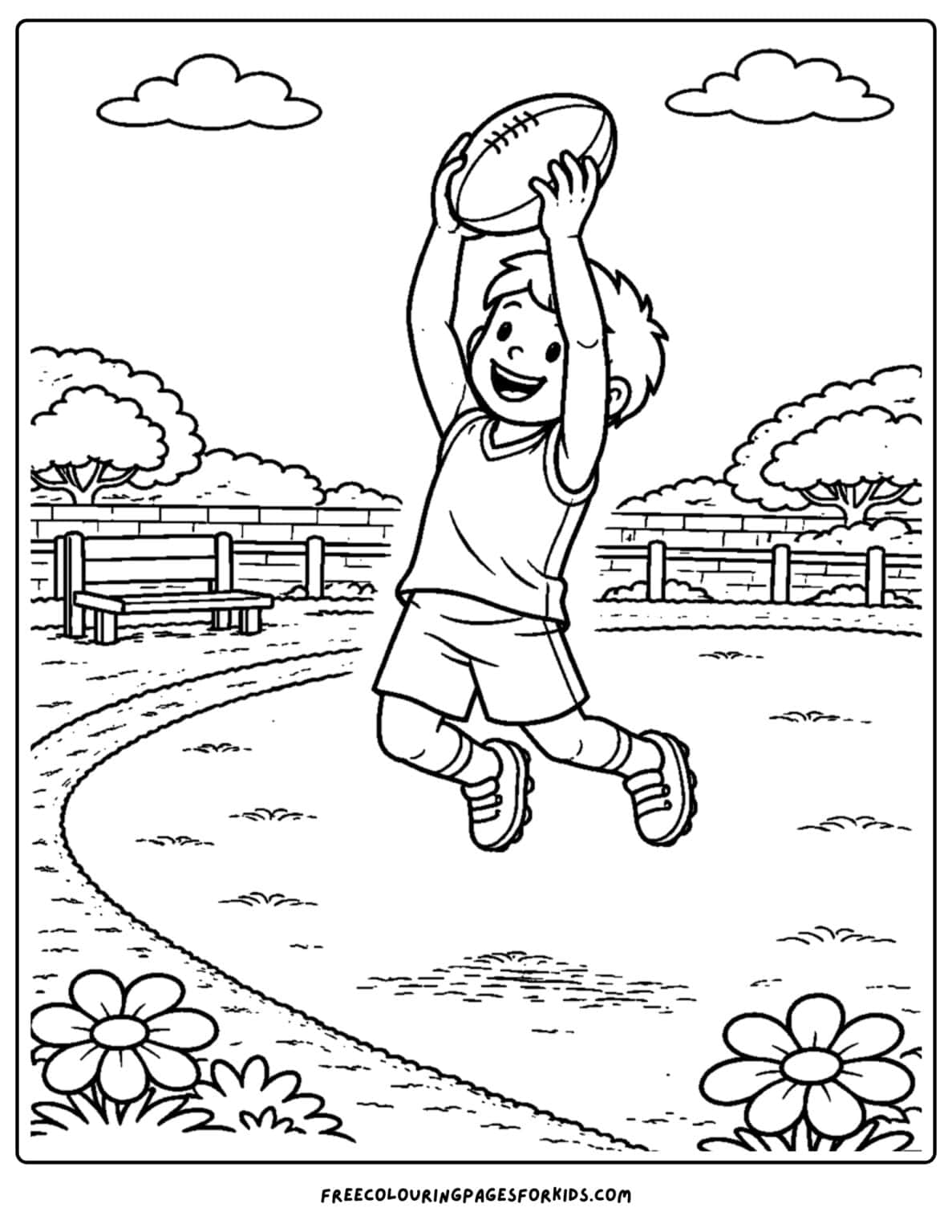 AFL Football Coloring Pages