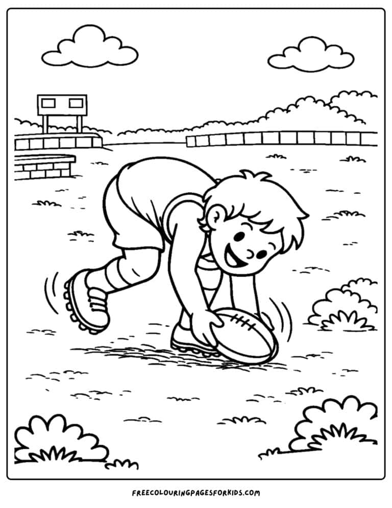 AFL Football Coloring Pages