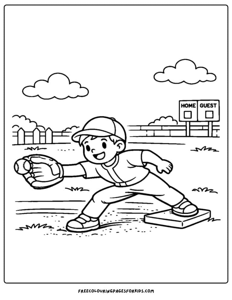 Baseball Coloring Pages