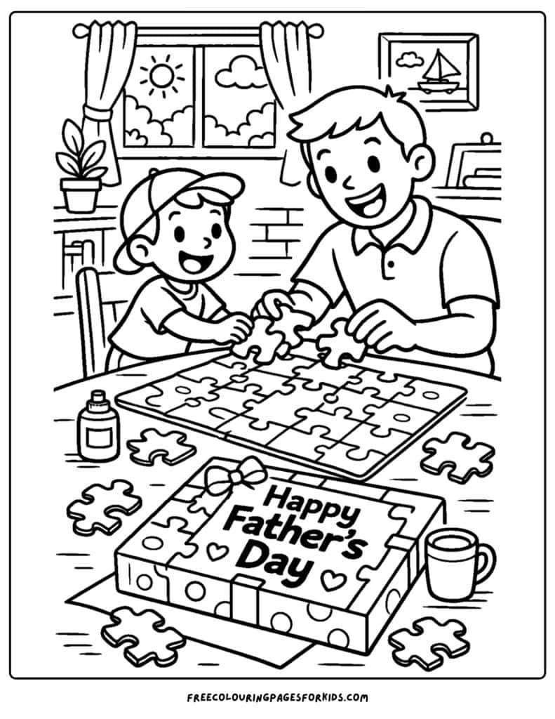 Father's Day Coloring Pages