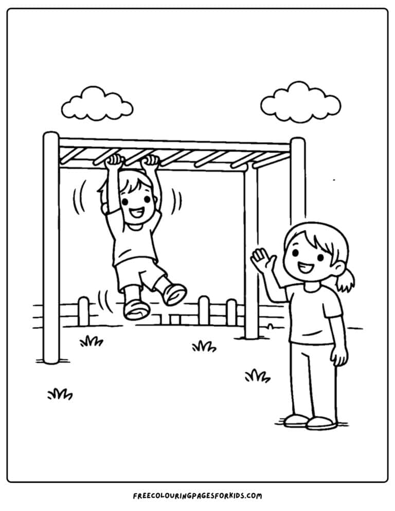 Playground Coloring Pages