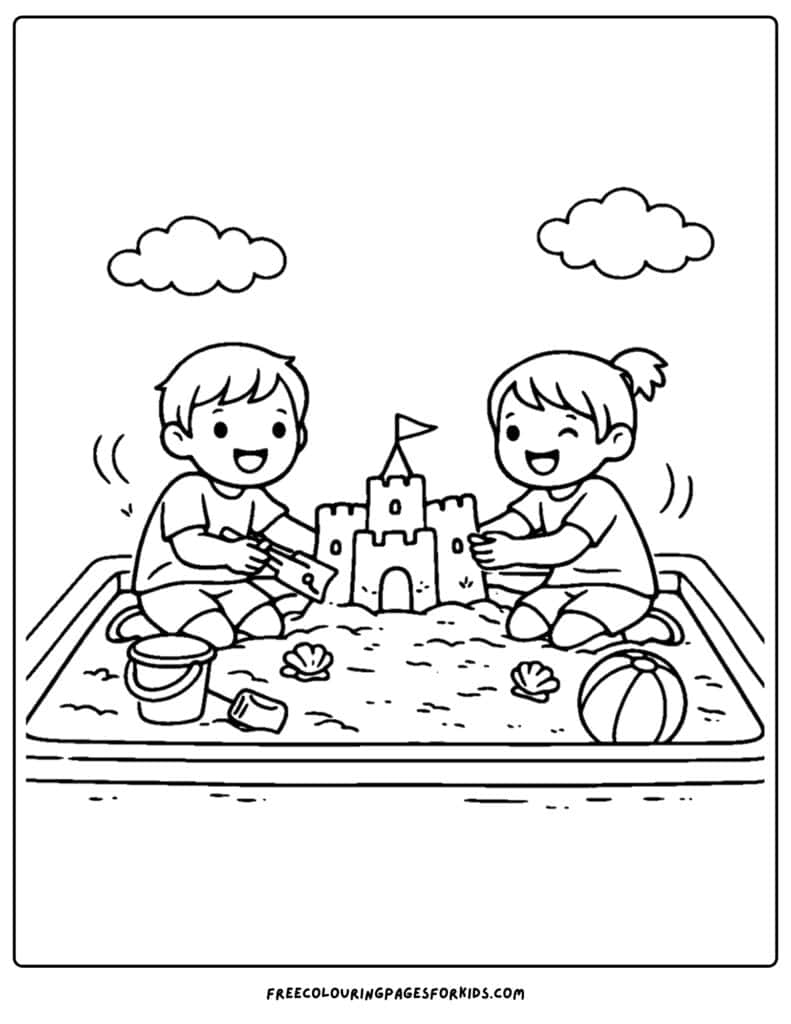 Playground Coloring Pages