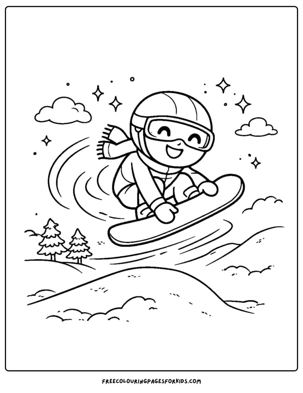 Winter Olympics Coloring Pages